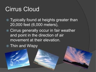 Cloud Types | PPT