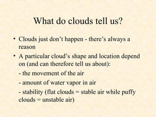 Cloud Types (materi atmosfer Olimpiade kebumian) | PPT | Weather | Science