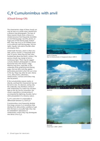 Cloud types for_observervations | PDF