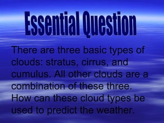 Cloud Types Presentation | PPT