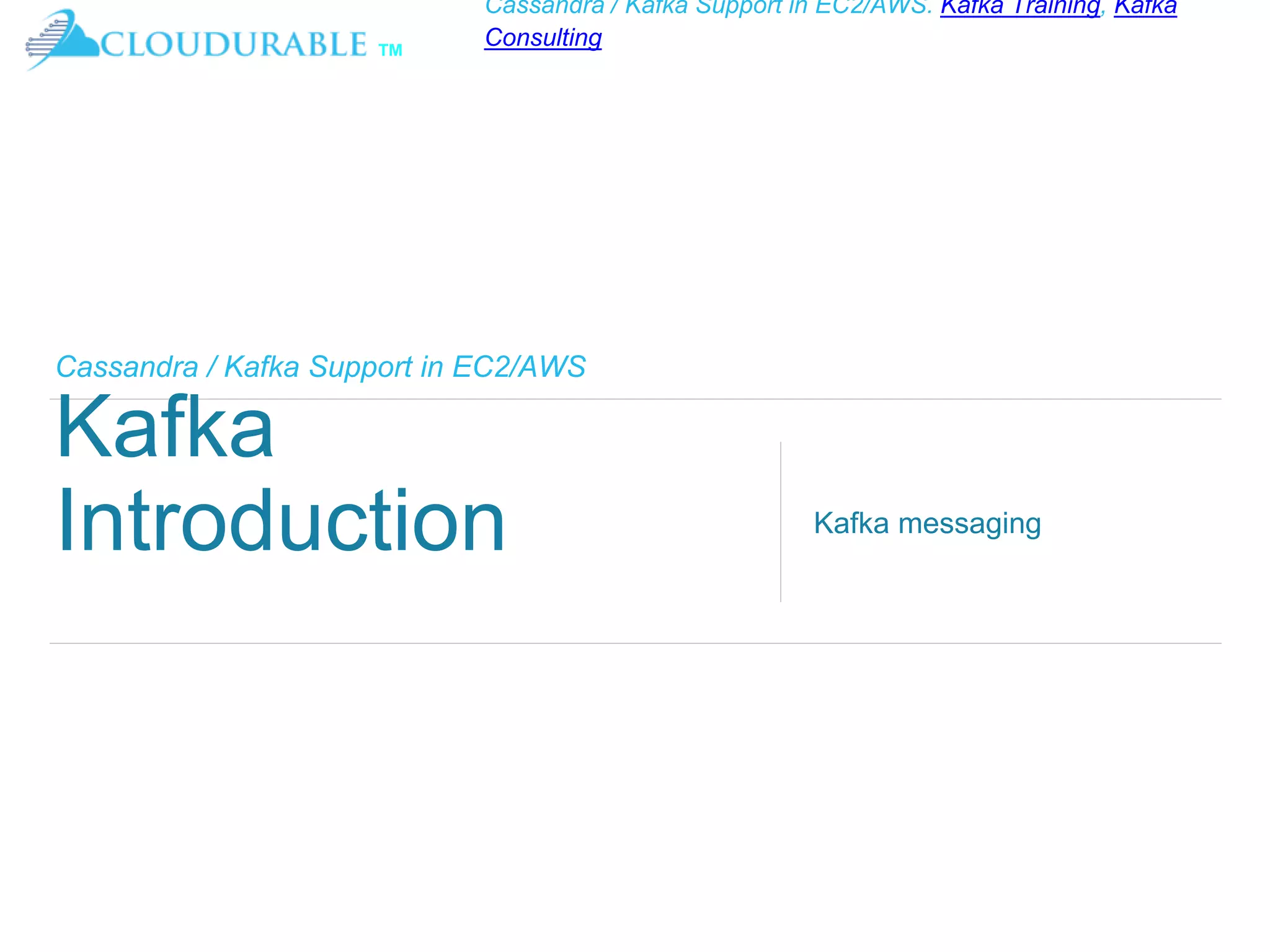Brief introduction to Kafka Streaming Platform | PPTX | Cloud Computing | Internet