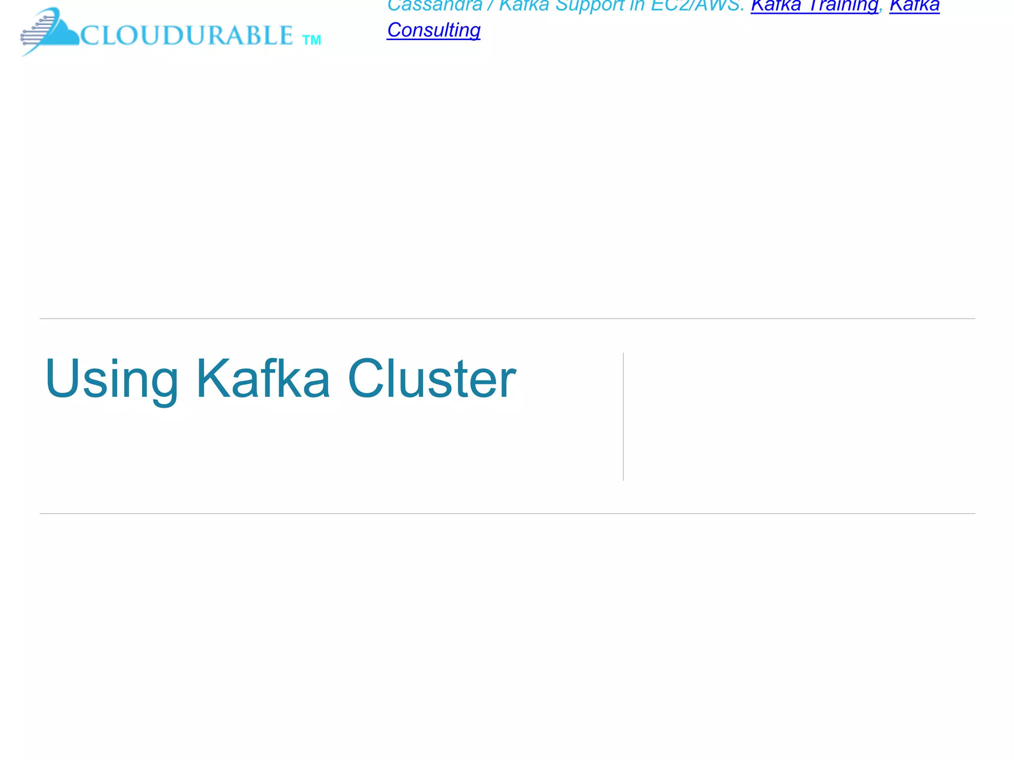 Brief introduction to Kafka Streaming Platform | PPTX | Cloud Computing | Internet