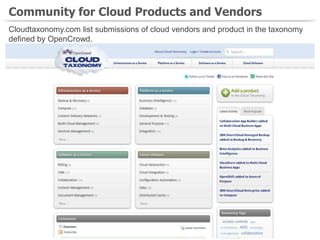 Cloud vendor taxonomy | PPT