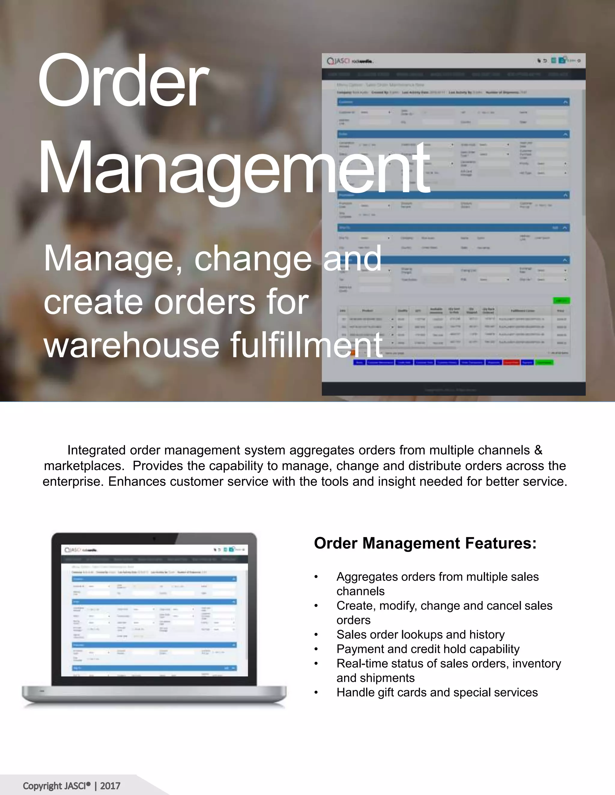 Cloud Warehouse Management System | PPTX
