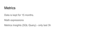 CloudWatch hidden features for debugging serverless application | PPT