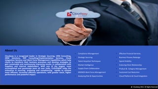 Cloudway corporate presentation | PPT