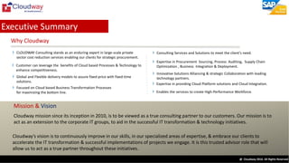 Cloudway corporate presentation | PPT