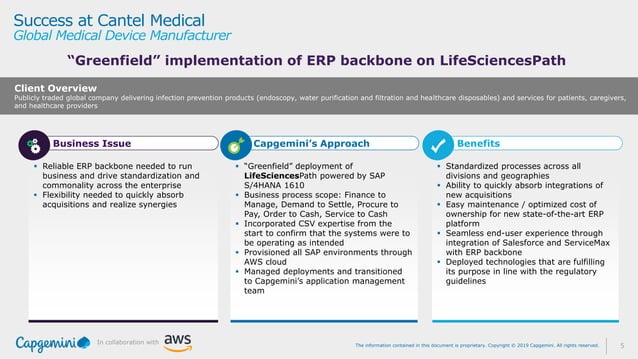 Achieving GxP compliance with SAP S/4HANA in the AWS Cloud | PPTX