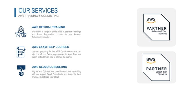 Official AWS Training Partner | Cloud Wizard Consulting | PPT