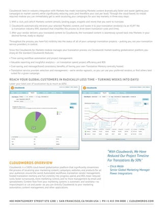 Overview Cloudwords for Marketo | PDF | Cloud Computing | Internet