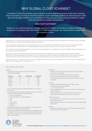 Cloud X Multi-tenant Product Sheet (Nov. 2014) | PDF | Cloud Computing | Internet