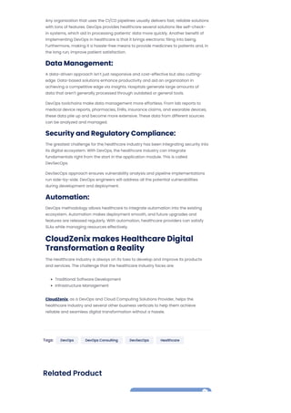 DevOps helping Healthcare Industry Transform Digitally Beyond 2023 | PDF | Cloud Computing ...