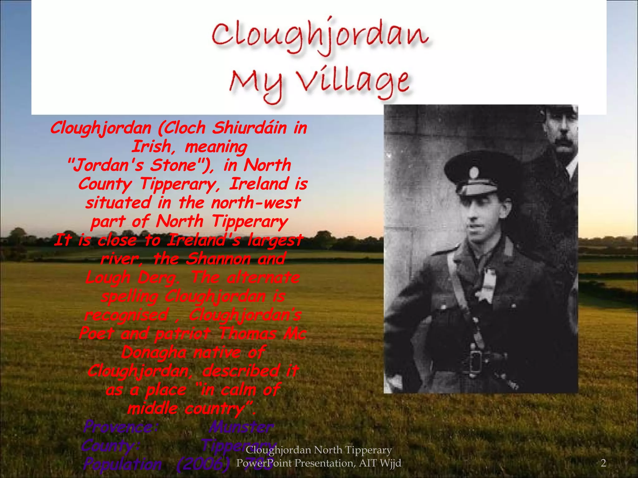 Cloughjordan, Ireland | PPS