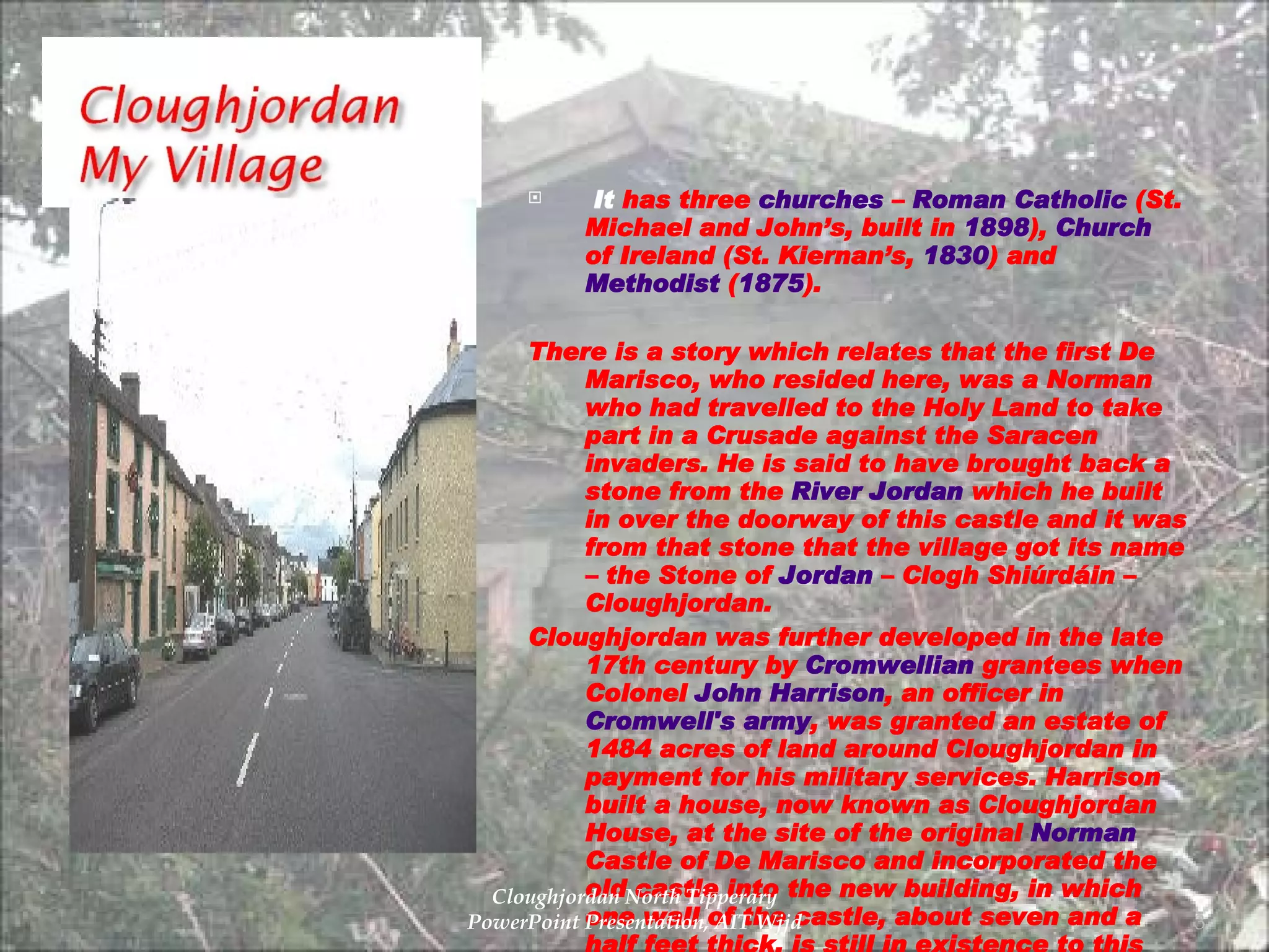 Cloughjordan, Ireland | PPS