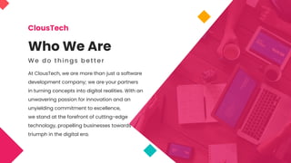 ClousTech - Software Development Company | PDF