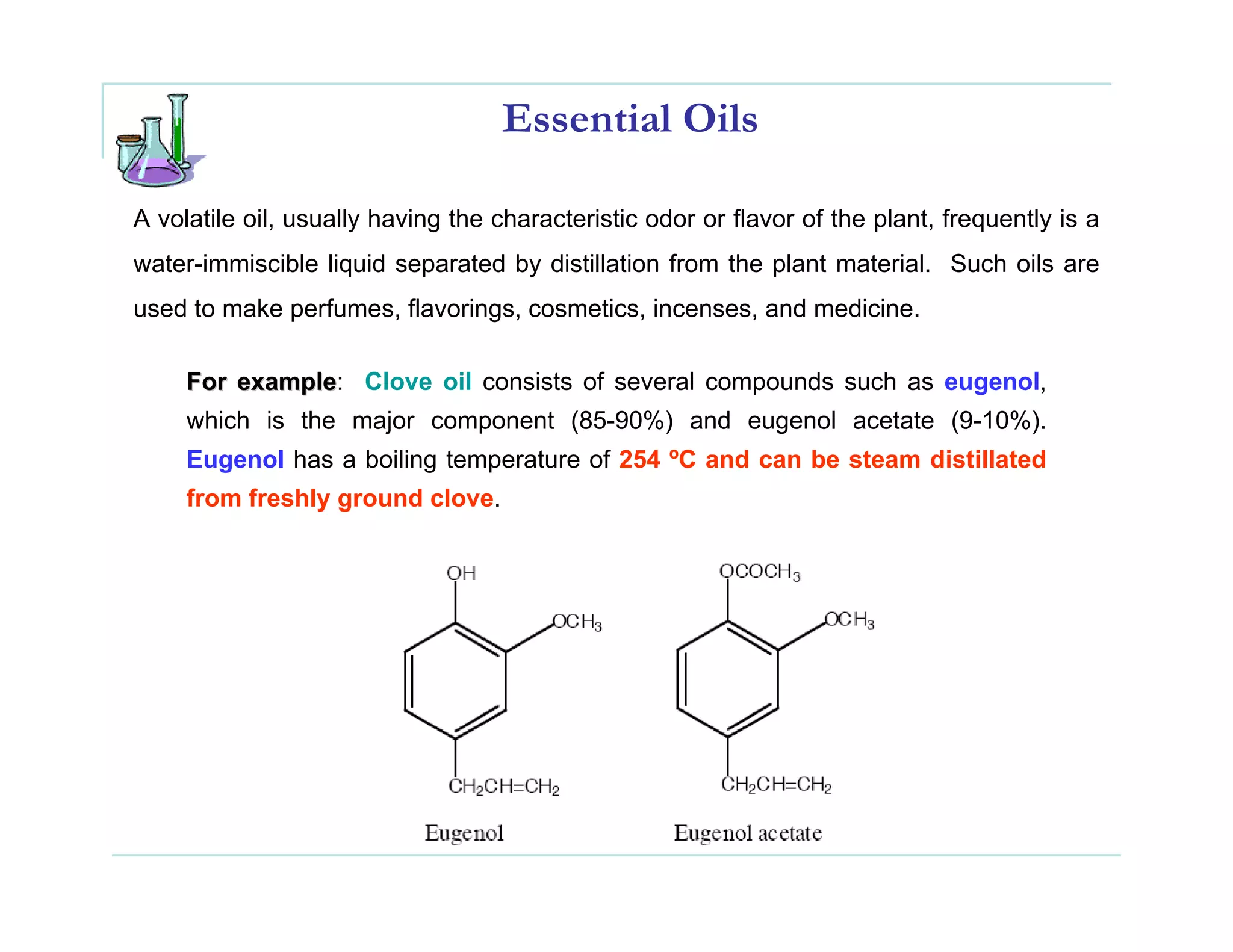 Clove Oil Steam Distillation | PDF