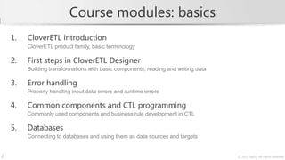 CloverETL Training Sample | PPTX