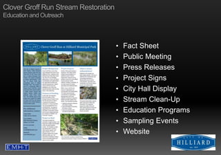 Clover Groff Run Stream Restoration | PPTX