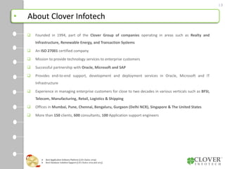 Clover Infotech Corporate PPT | PDF