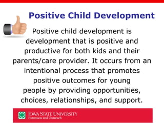 Iowa 4-H Clover Kids Positive Child Development | PPTX