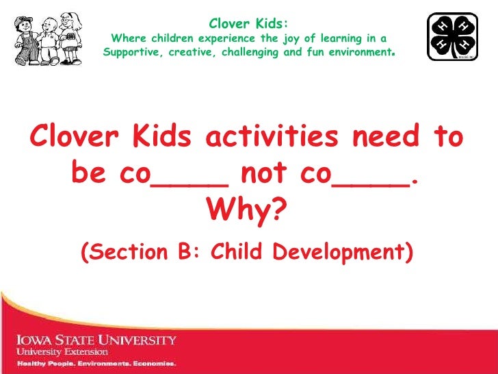 Clover Kids Scavenger Hunt Game