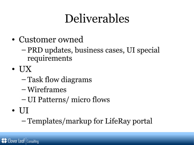 UX Iteration Planning | PPT