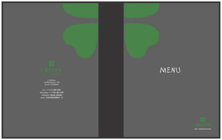 Меню клуба Clover Алматы | PDF