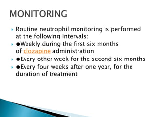 Clozapine therapy | PPTX