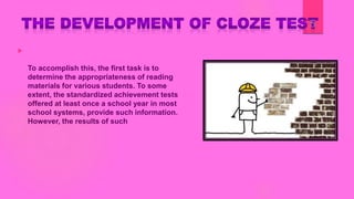 Cloze test | PPTX