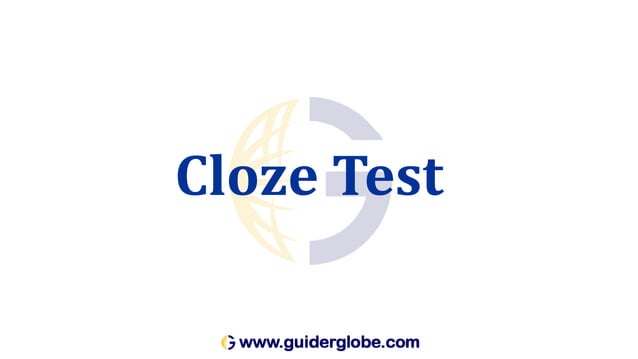 Cloze Test - PPT I.pptx | Credit Cards | Personal Debt