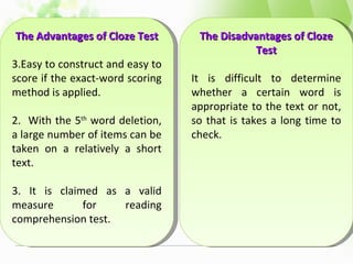 Cloze test and c test | PPT