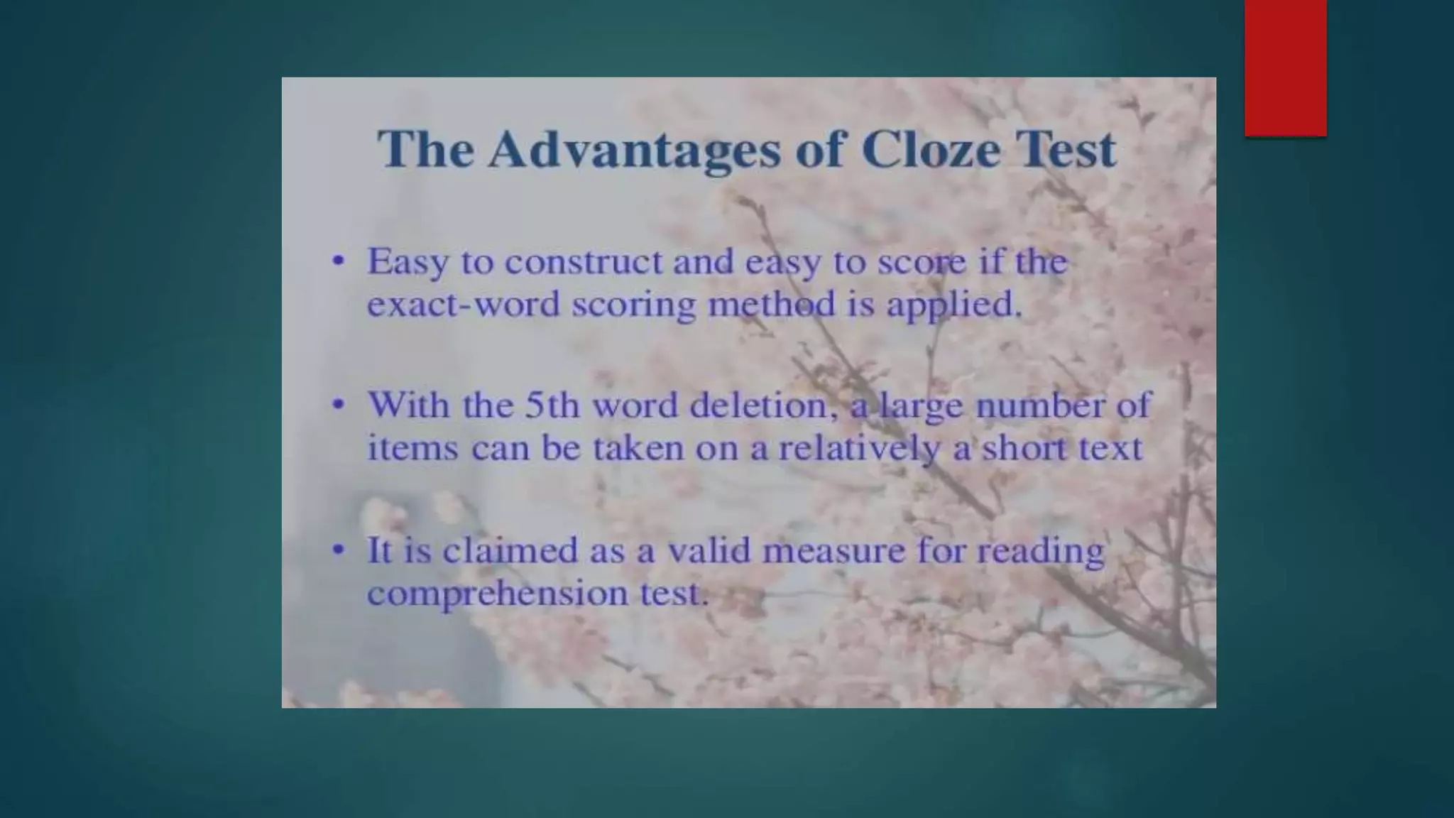 CLOZE TEST PROCEDURE.pptx
