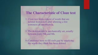 CLOZE TEST PROCEDURE.pptx