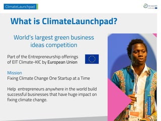 ClimateLaunchPad 2021 Japan Info Session | PPT