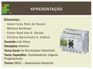 Clp – controlador lógico programável | PPTX