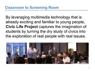 Civic Life Project Presentation | PPTX
