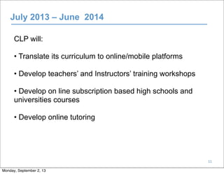 Clp ppt presentation 090113.pdf