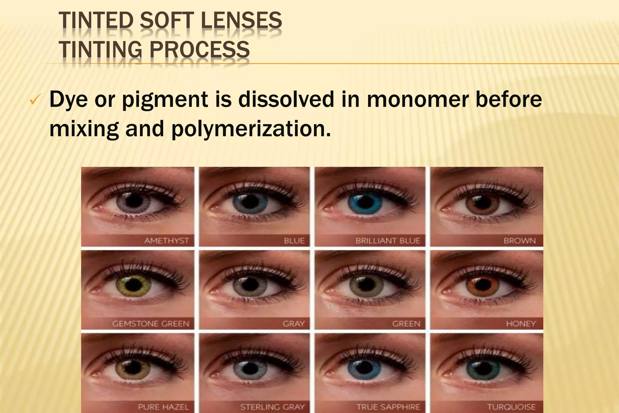Soft contact Lens-manufacturing methods. | PPTX