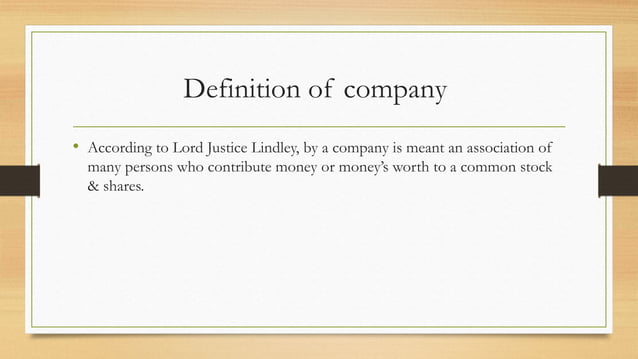 CL ppt unit 1.pptx introduction to company law with its chracteristics | PPTX | Business ...