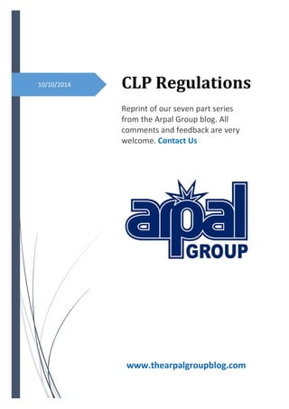 CLP Regulations eBook | PDF