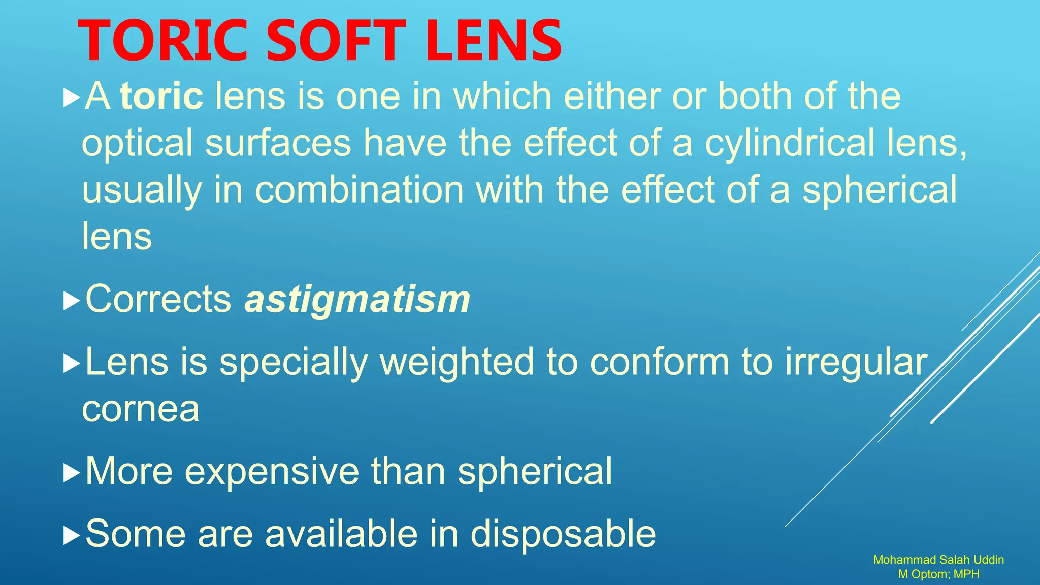CL Presentation.pptx... Define contact lens: | PPTX