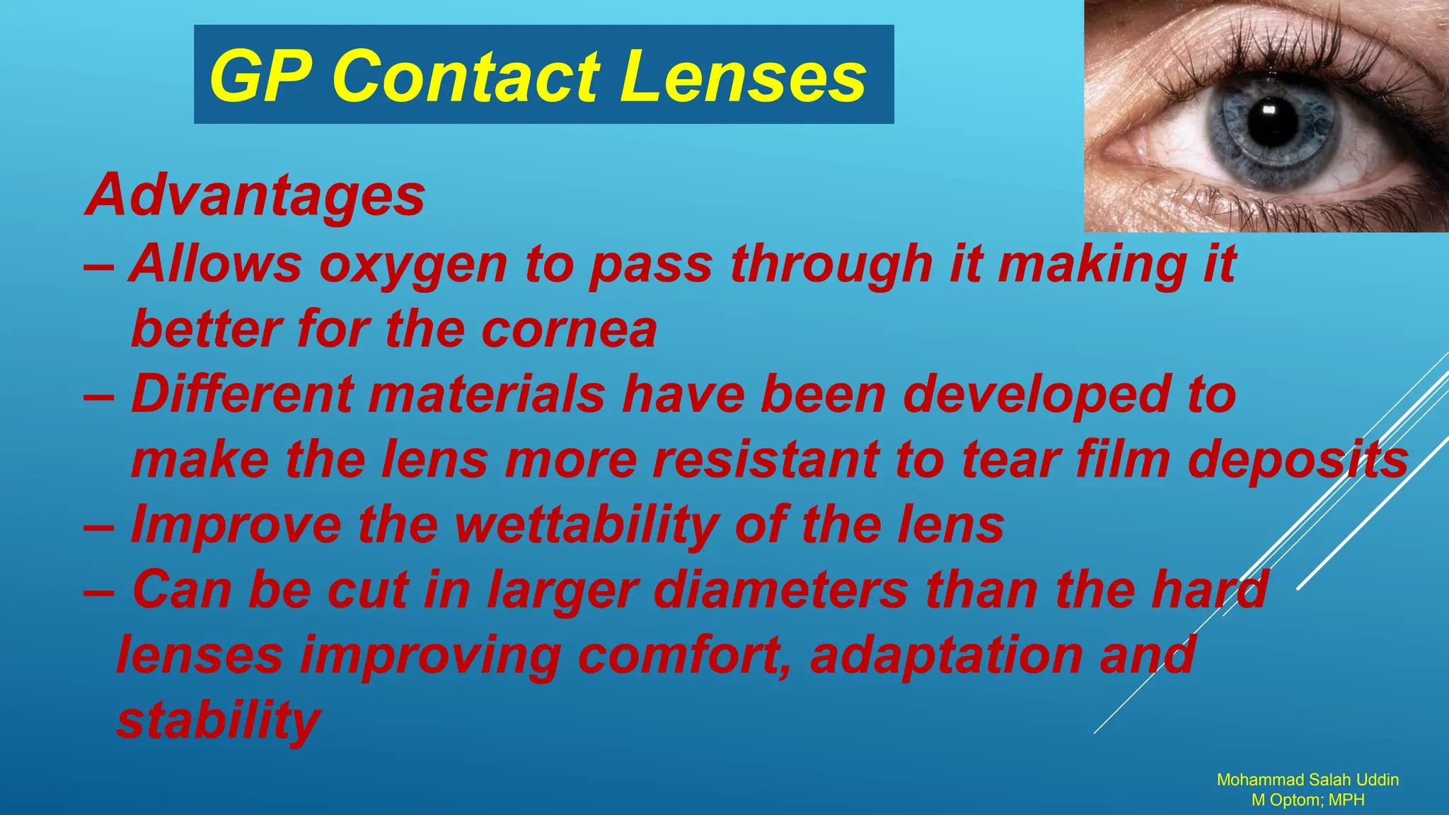 CL Presentation.pptx... Define contact lens: | PPTX