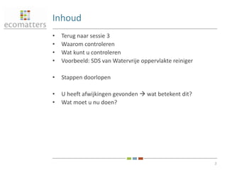 CLP workshop 2 - Controleren van leveranciers | PPT