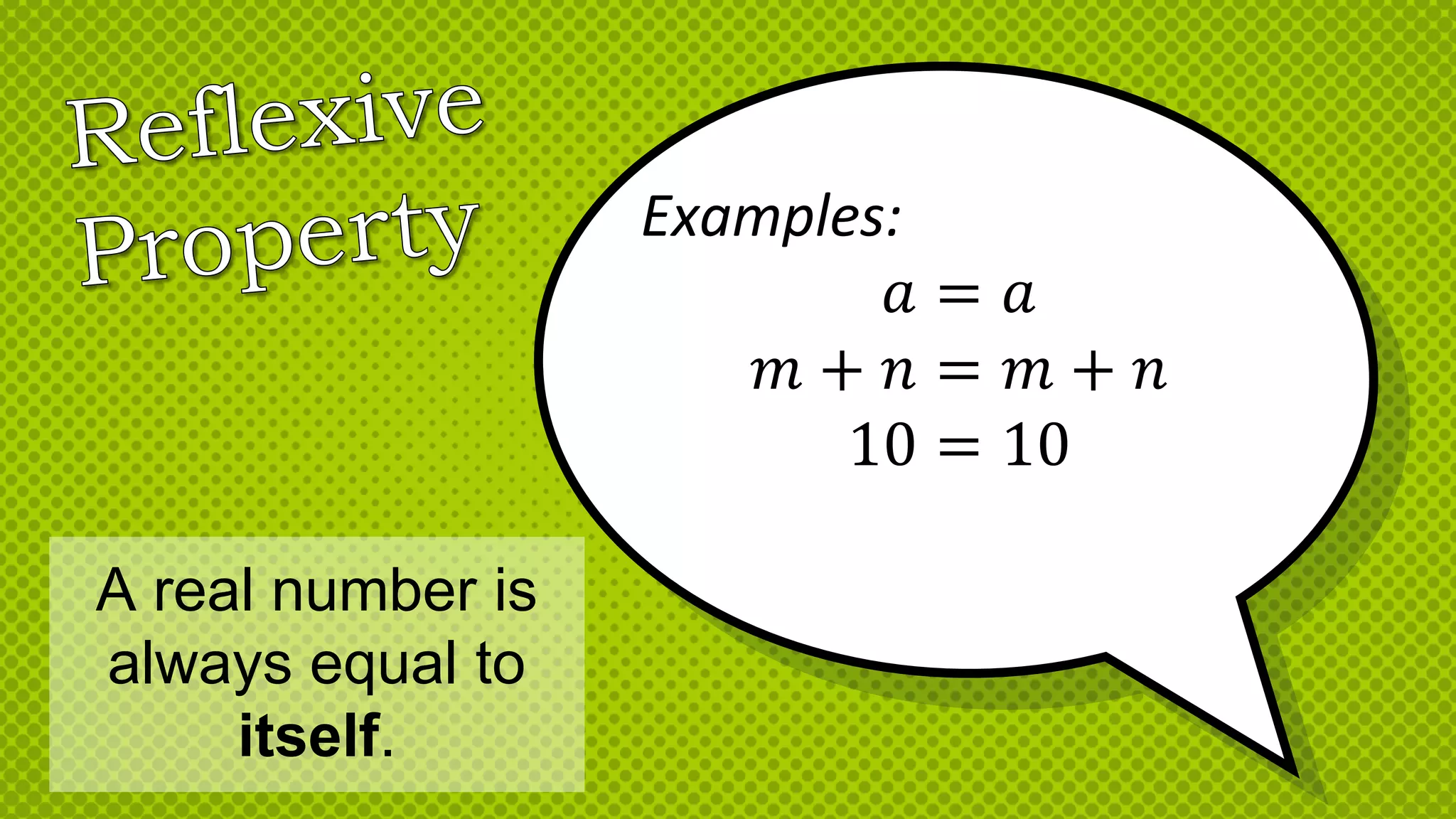 Properties of Real Numbers and Equality - Mathematics 8 (3rd Quarter ...