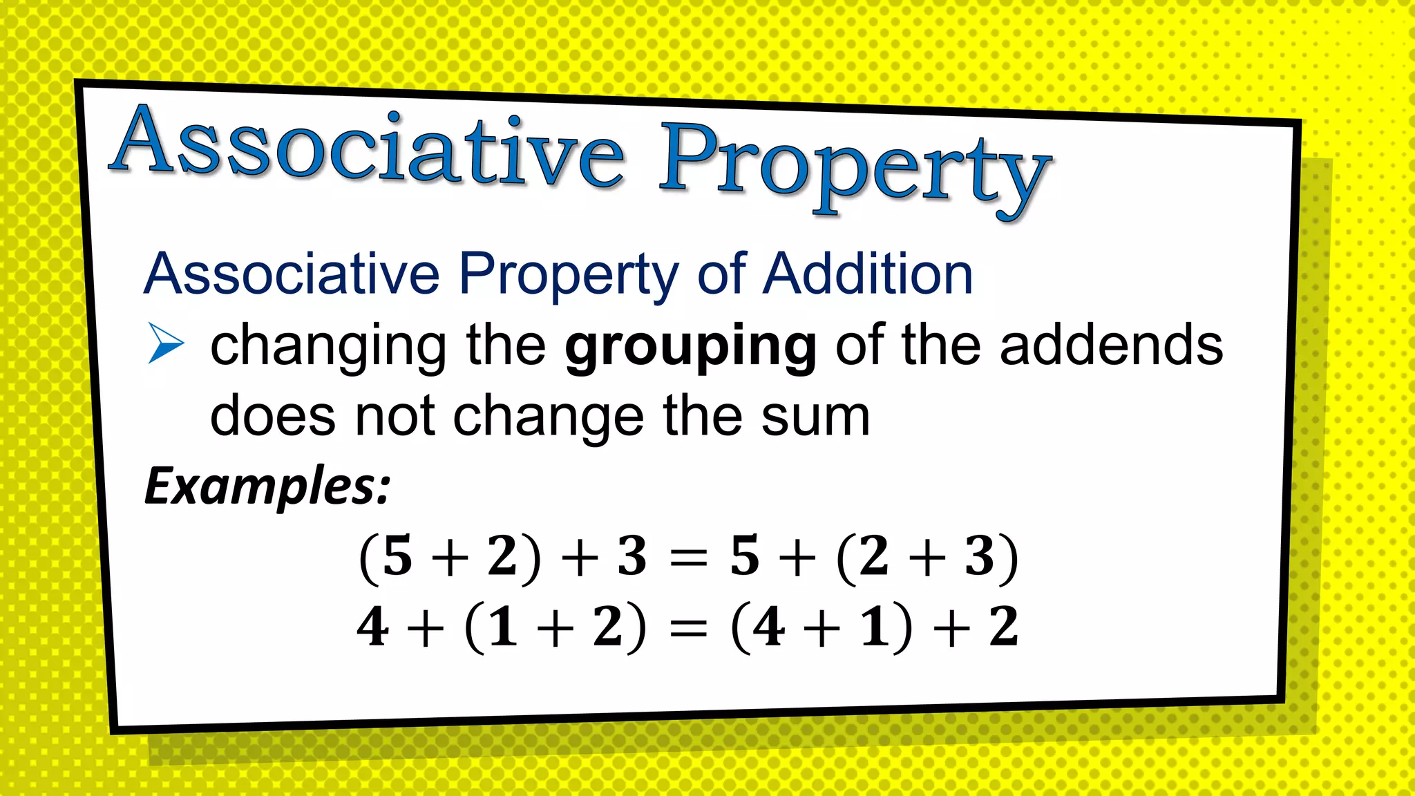Properties of Real Numbers and Equality - Mathematics 8 (3rd Quarter ...
