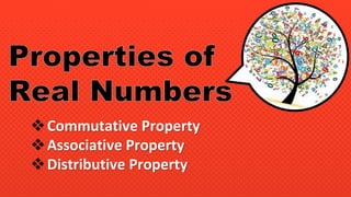 Properties of Real Numbers and Equality - Mathematics 8 (3rd Quarter ...