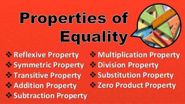 Properties of Real Numbers and Equality - Mathematics 8 (3rd Quarter)