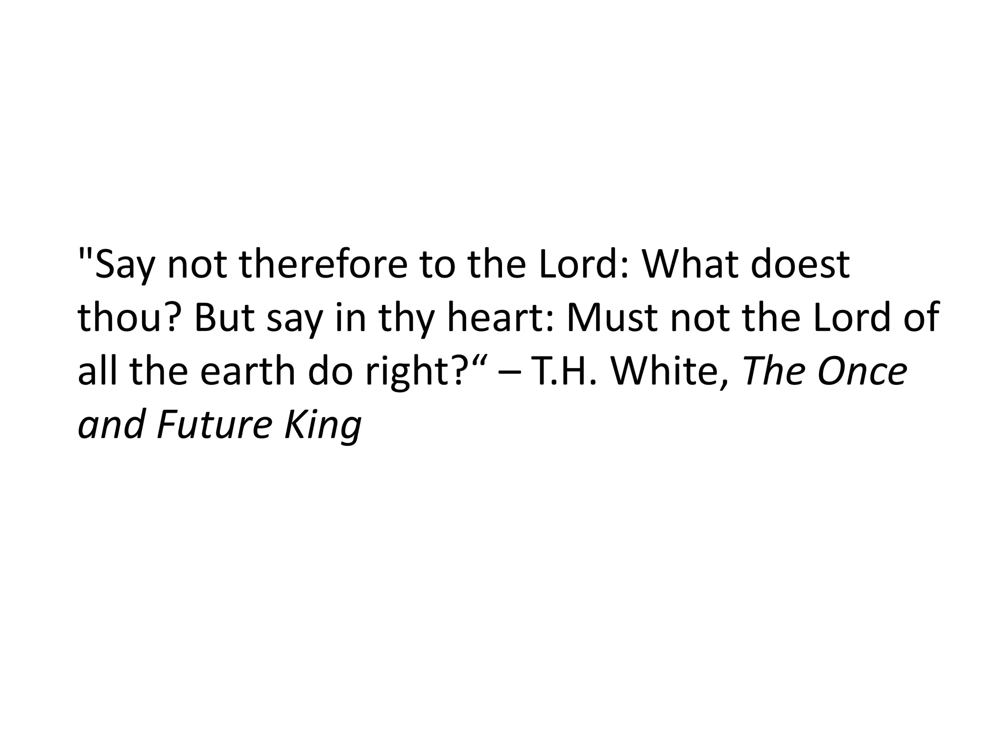 SFC CLP The Once and Future King | PPTX