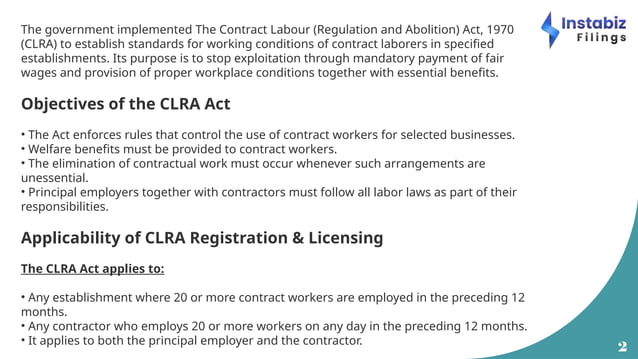 Step-by-Step Guide to CLRA Registration Process | PPTX