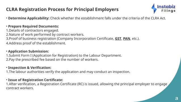 Step-by-Step Guide to CLRA Registration Process | PPTX
